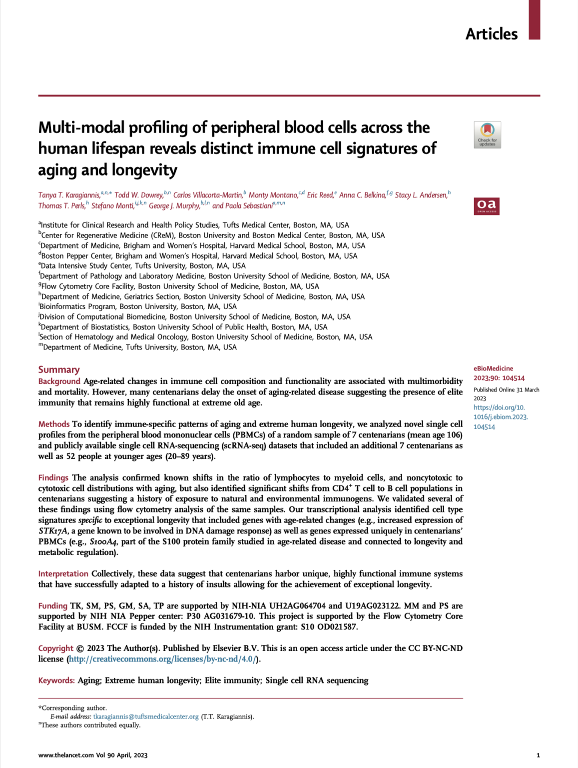 Multi-modal profiling of peripheral blood cells across the human ...